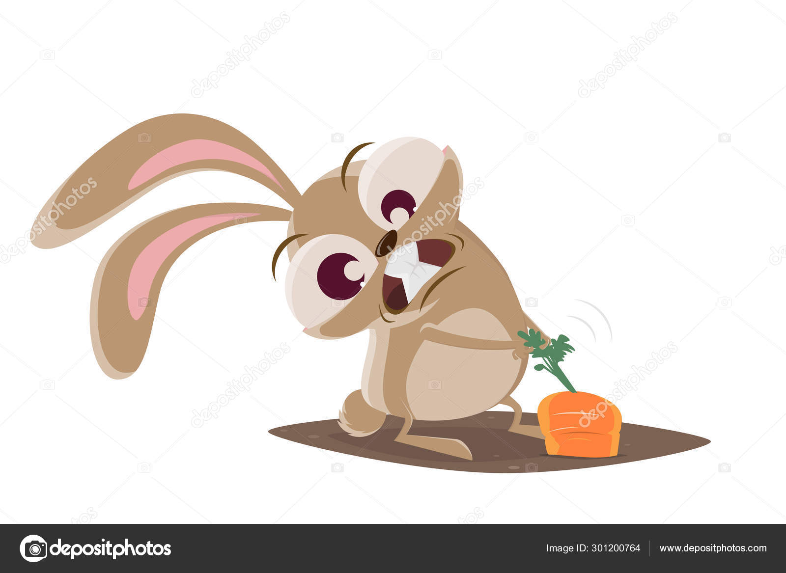 Crazy Bunny Cartoon