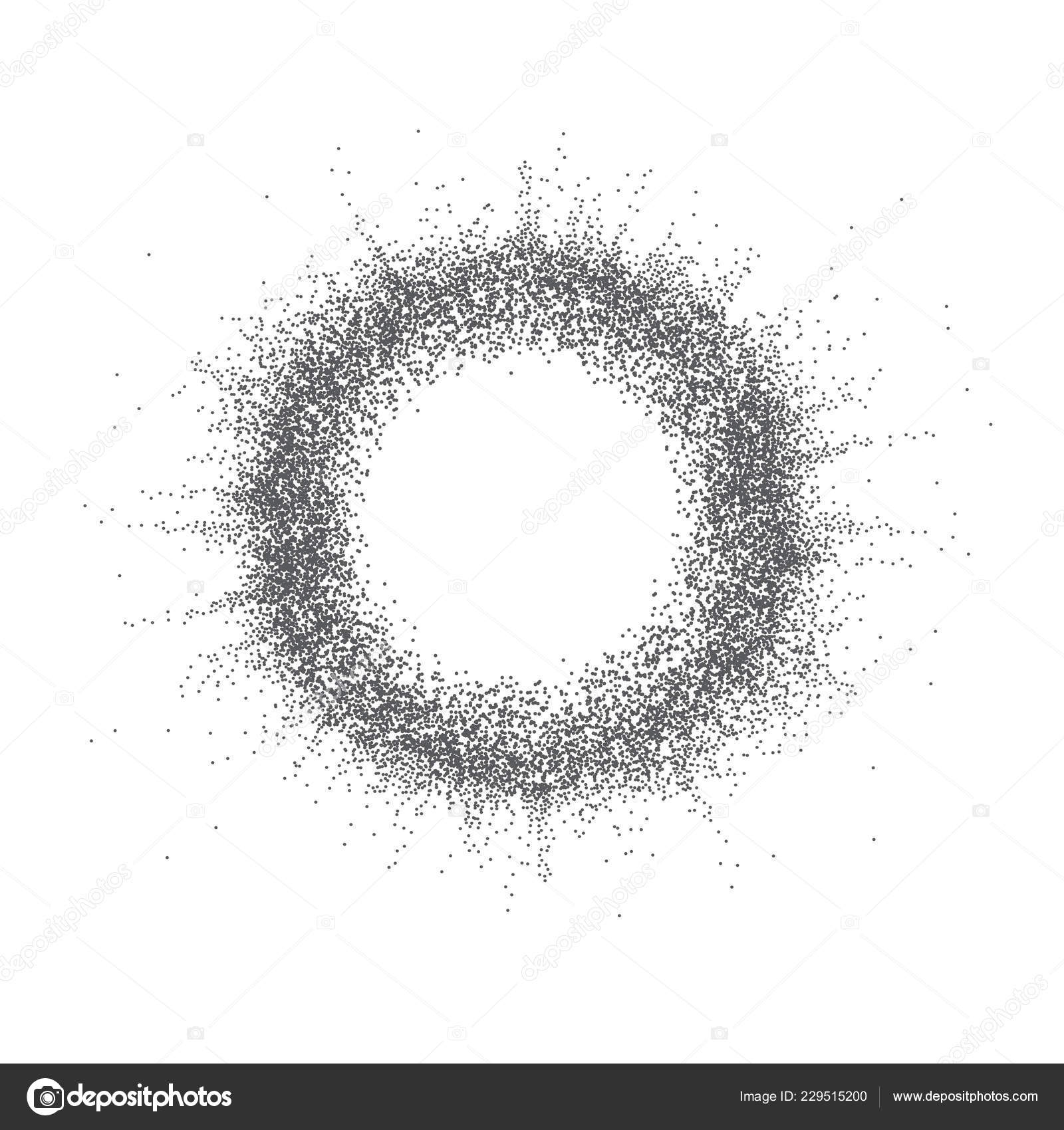 Blast Out Dots Explosion Zoom Effect Flying Fragments Illustration ...