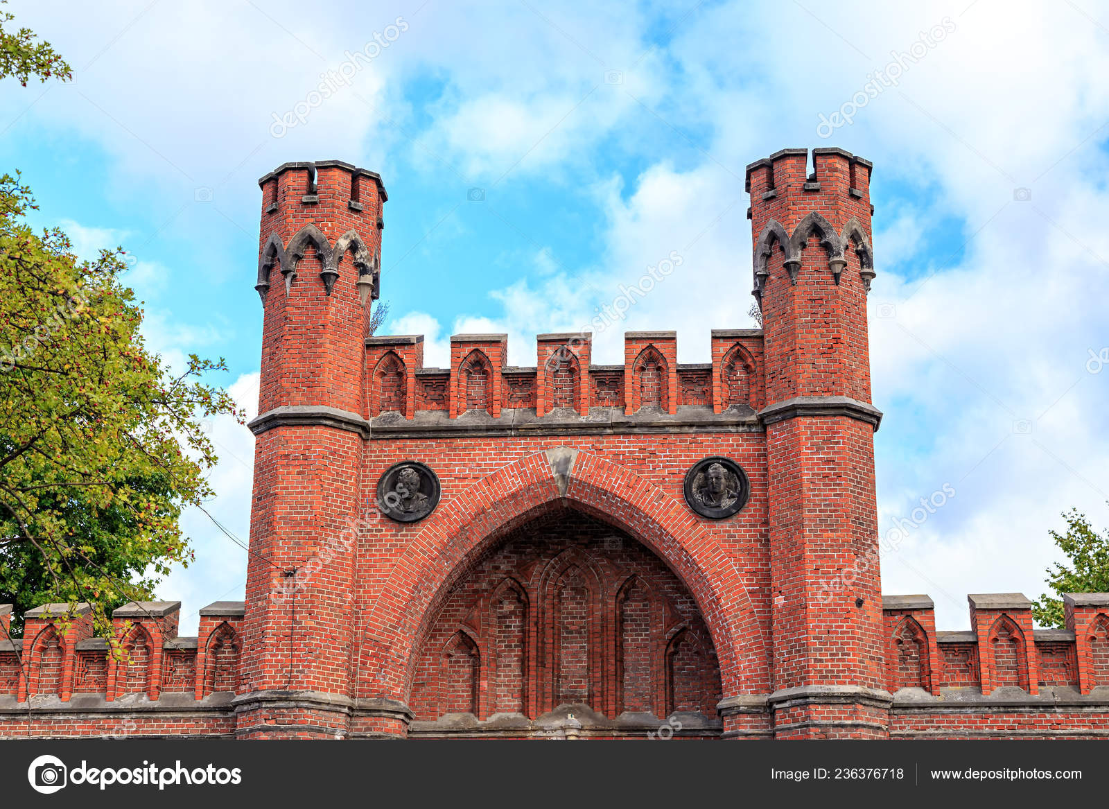Russia Kaliningrad Rosgarten Gate One Seven Preserved City Gates ...