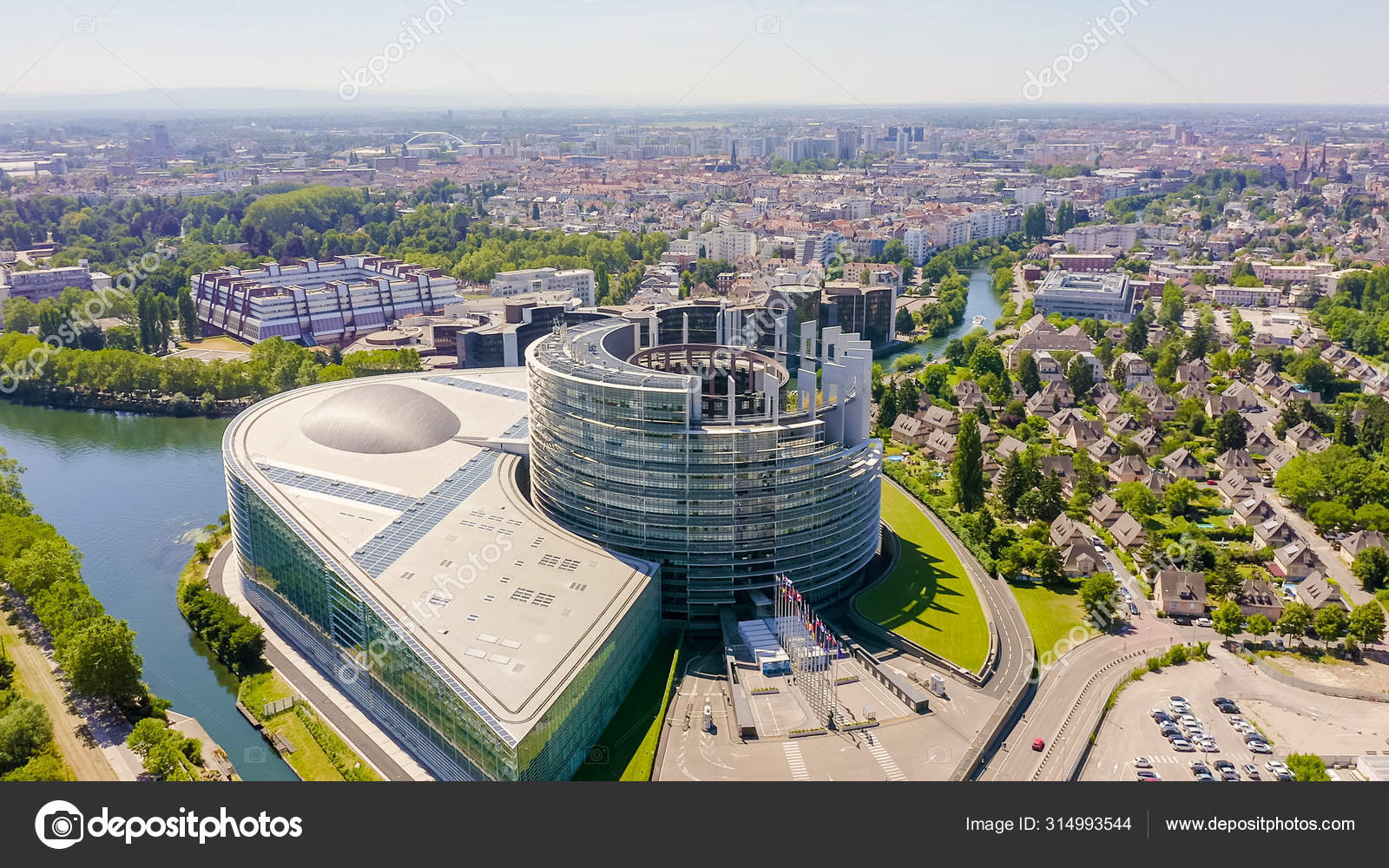 European Union Headquarters Top View