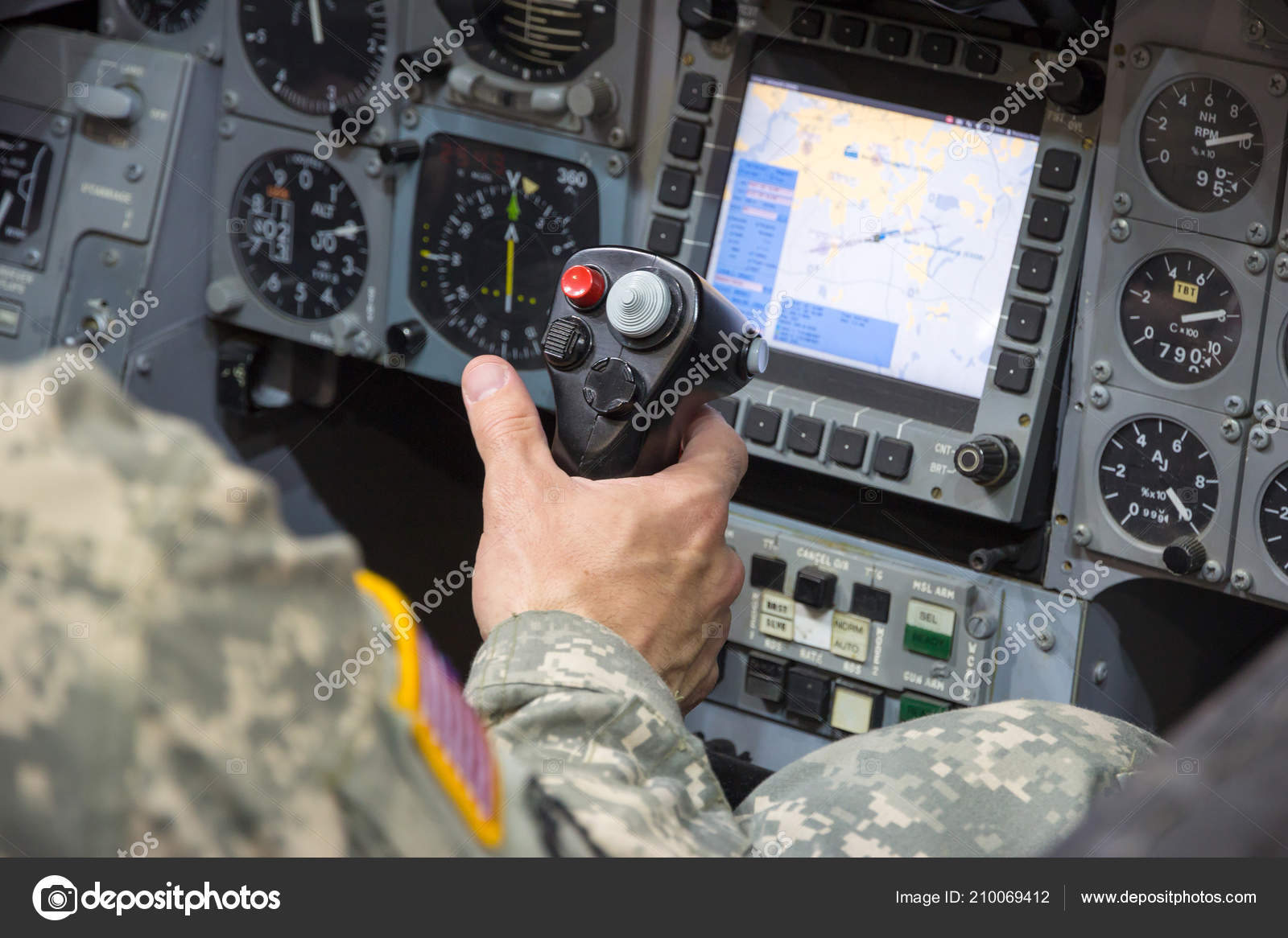 Fighter Jet Cockpit Controls