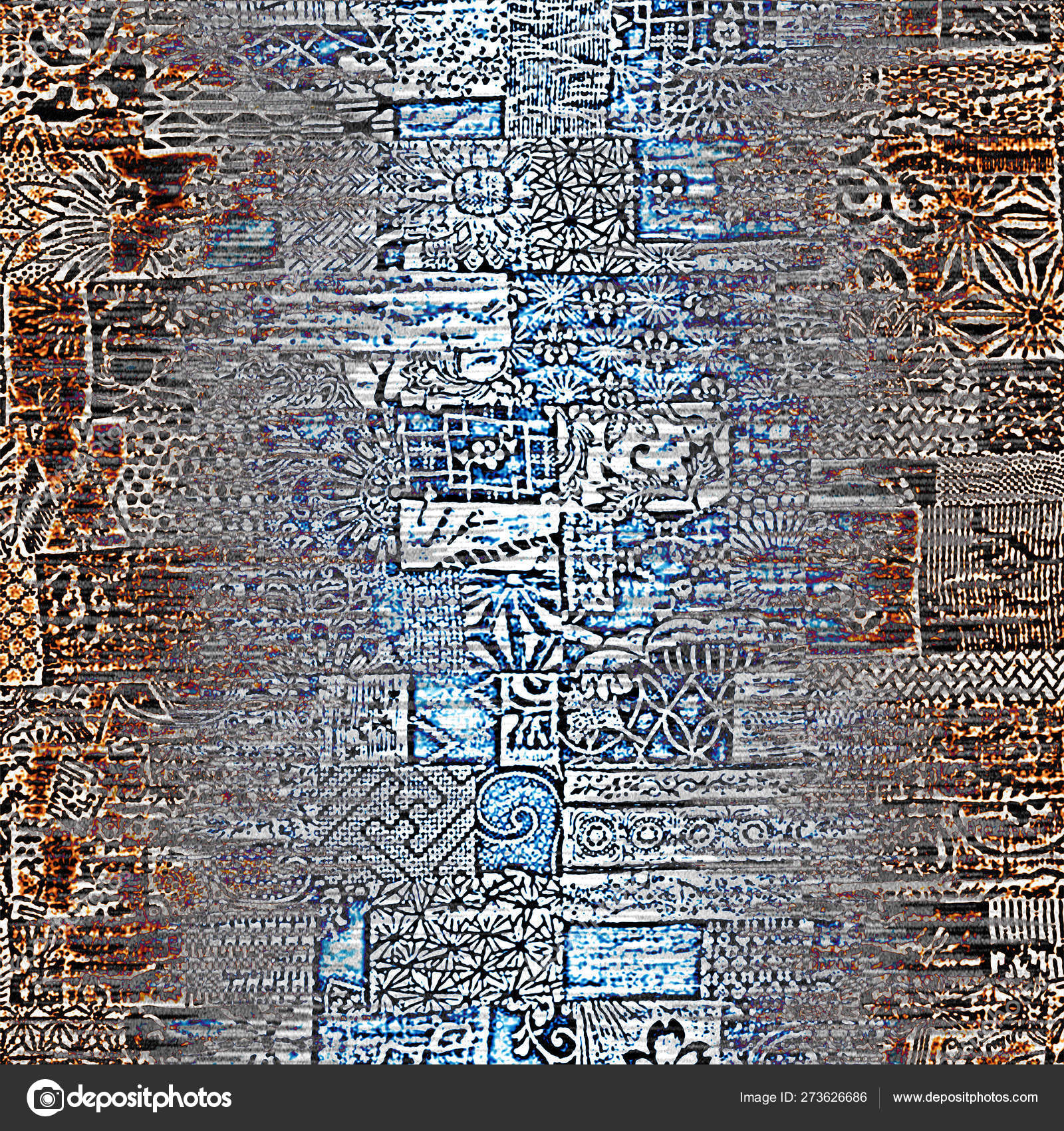 Geometría Patrón Repetición Moderna Con Texturas — Foto de stock ...