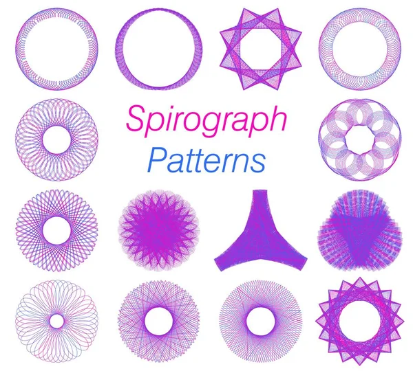 ᐈ Cool spirograph patterns stock pictures, Royalty Free spirograph ...