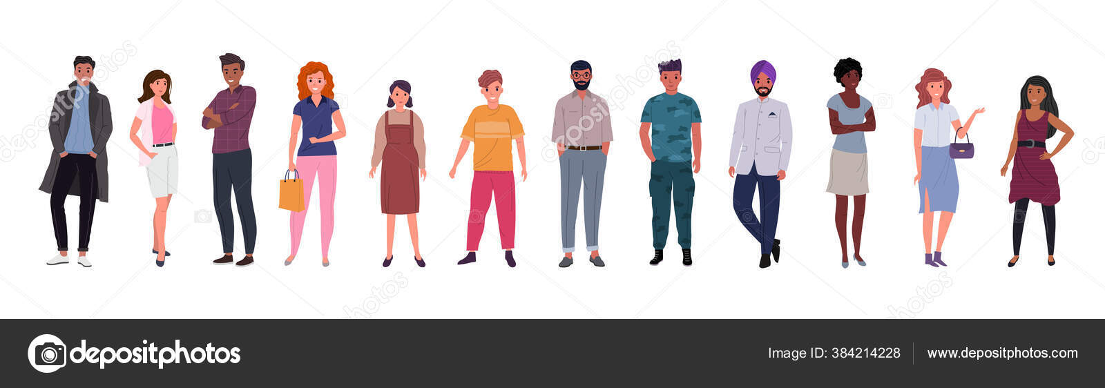 Group Of People Of Different Races