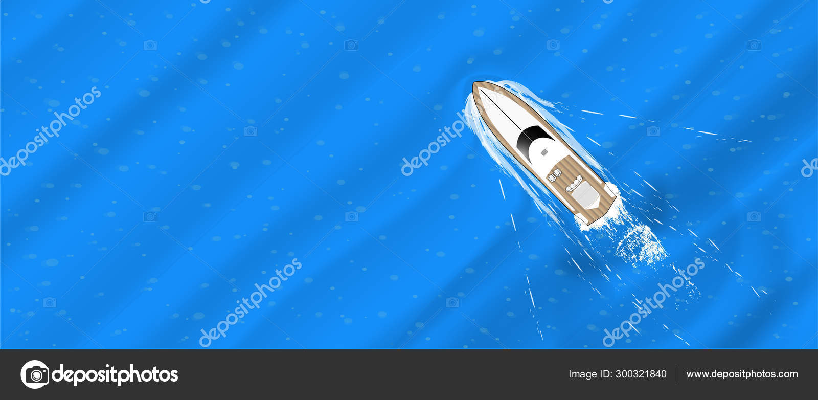 Speed Boat Top View Pictures