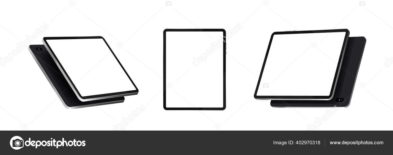 Tablets at various angles Stock Vector by ©sergeybitos.mail.ru 402970318