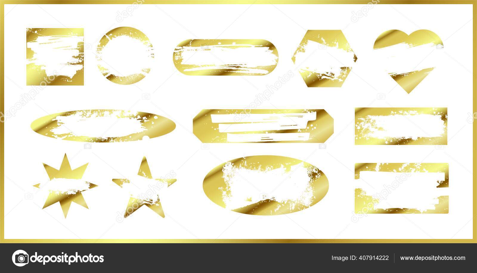 Erase field on a lottery ticket. Golden texture Stock Vector Image by ...