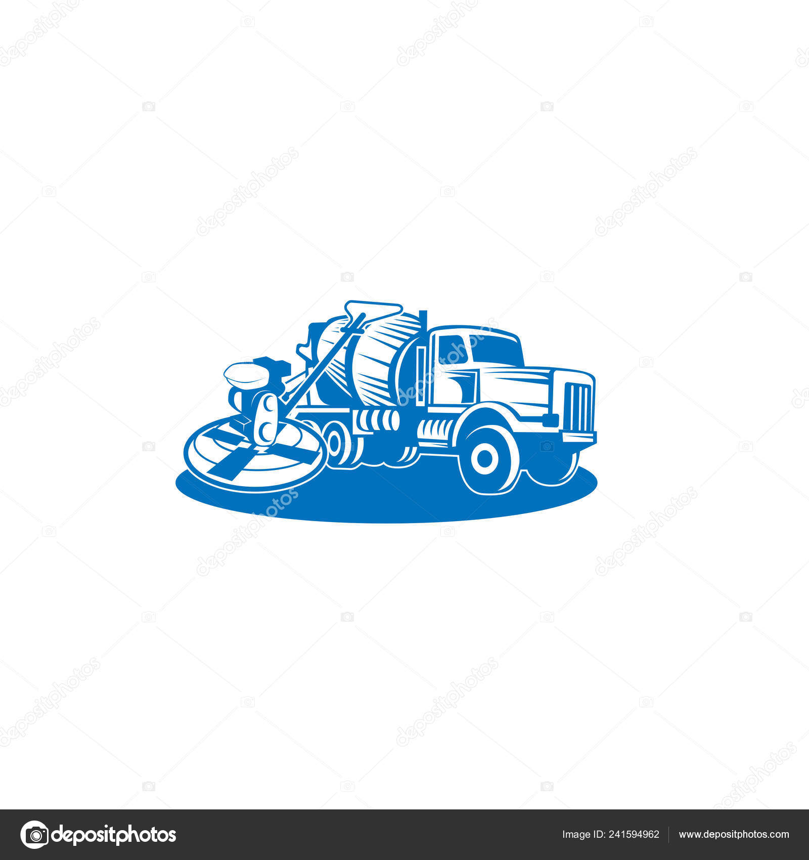 Concrete Trowel Machine Logo Vector Icon Illustration Stock Vector by ... Concrete Trowel Machine Logo Vector Icon Illustration Stock Vector by ...