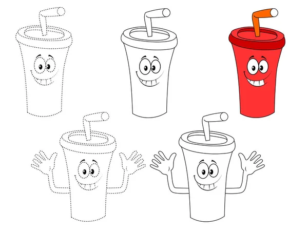 Plastic Cup Coloring Page