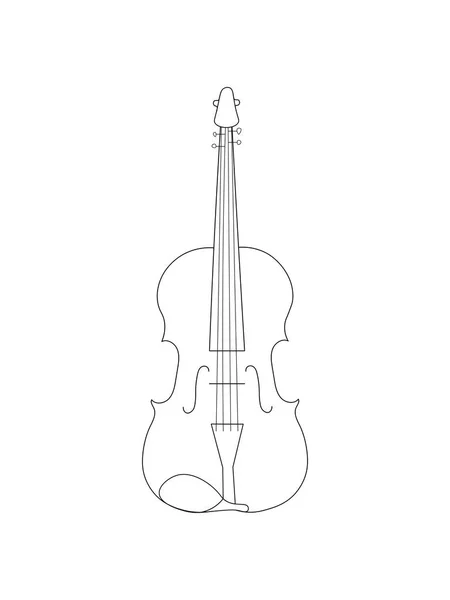 Viola Instrument Drawing