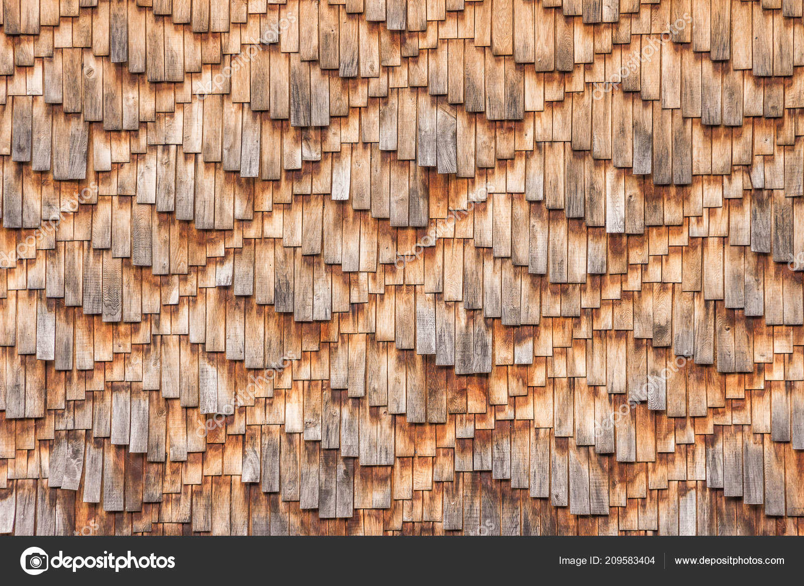 Wooden Surface Waves Form Abstract Wavy Brown Background Vintage Effect ...