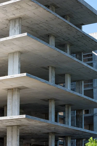 Structure in reinforced concrete building - Stock Image - Everypixel