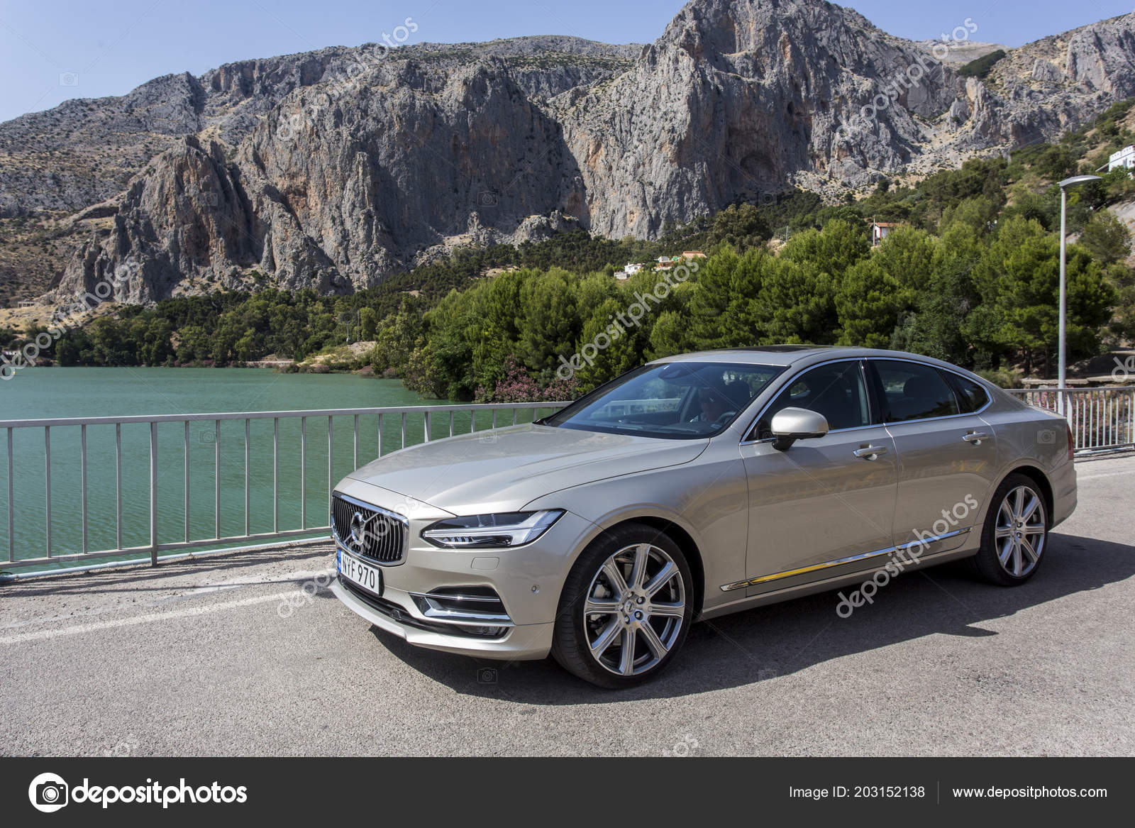 Spain, Campamento June 16 2016Volvo S90 on the mountainside TEST DRIVE ...