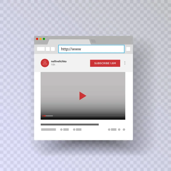 25,221,563 vectores de Youtube mockup, imágenes vectoriales | Depositphotos