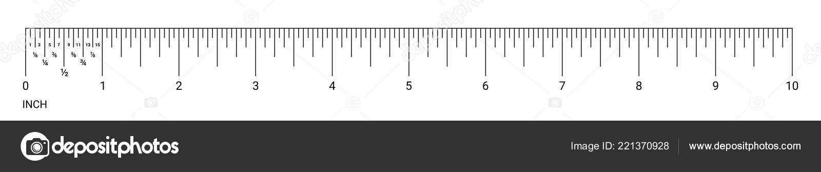 Ruler Inches Actual Size