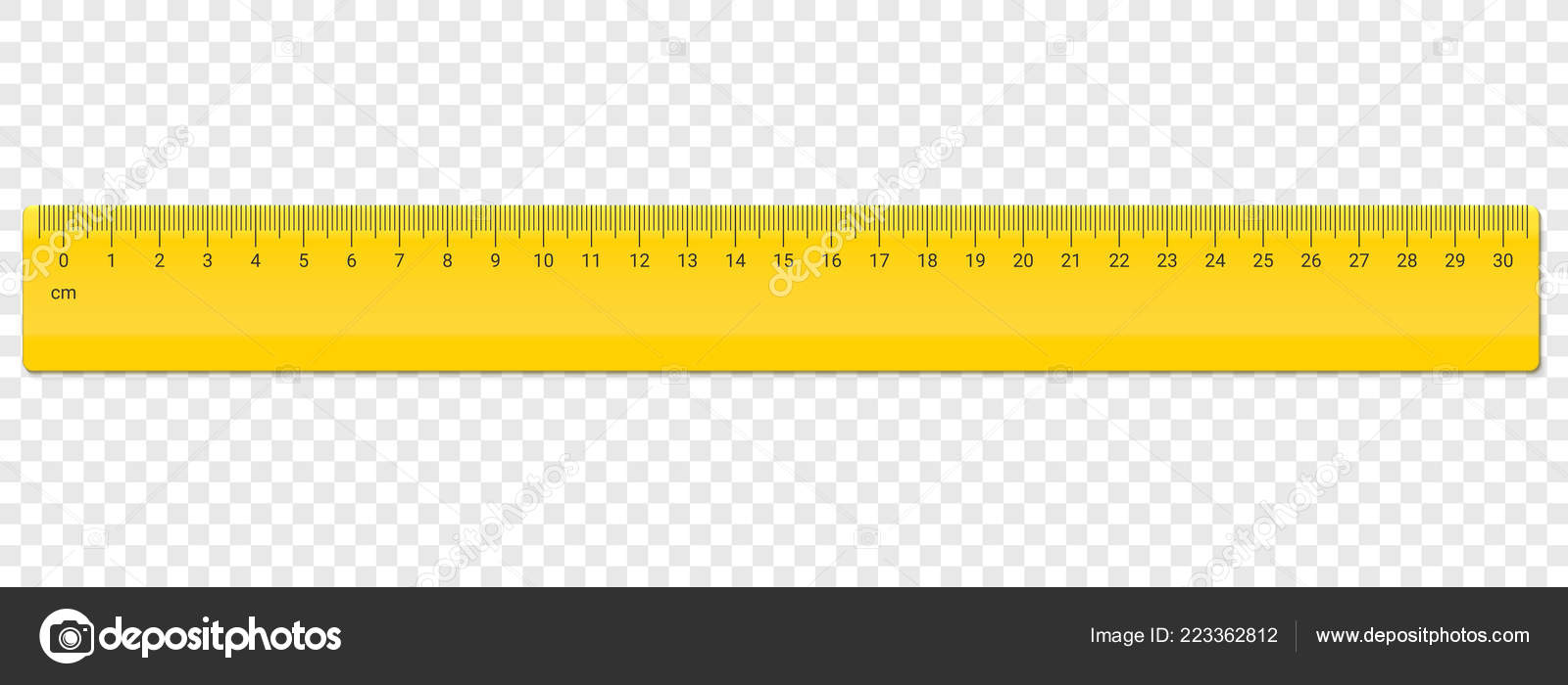 Régua centímetro cm escala vetor plástico imagem vetorial de avector ...