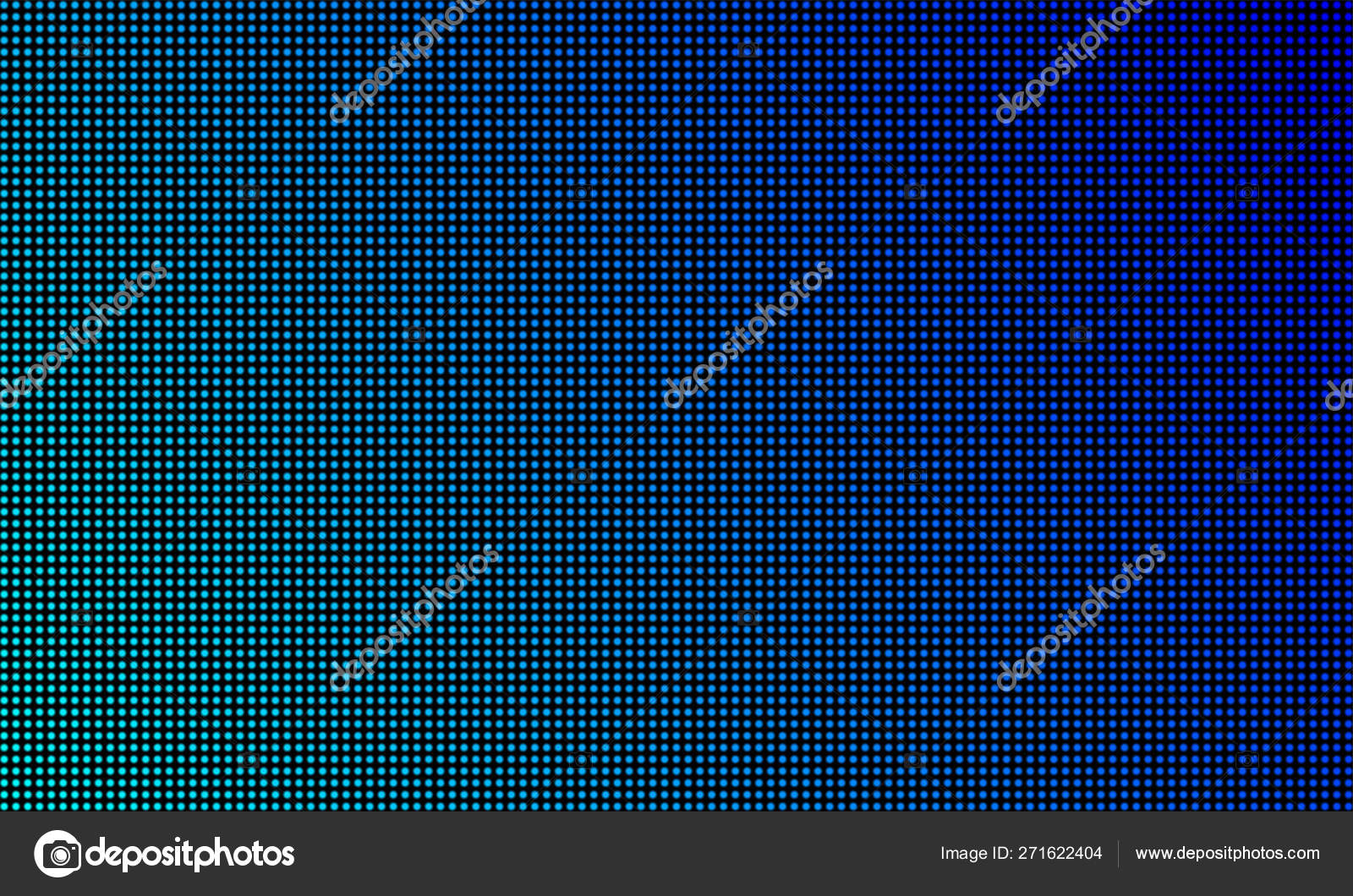 LED video wall screen texture background. Vector blue light LED diode ...