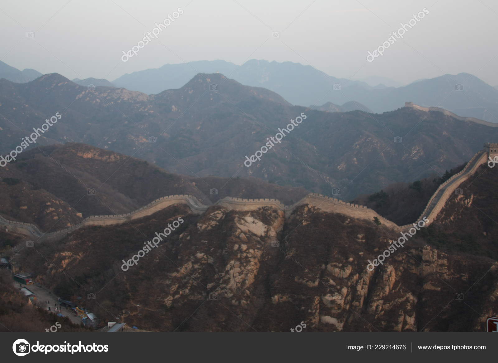 Great Wall China Sunset — Stock Photo © quartech #229214676