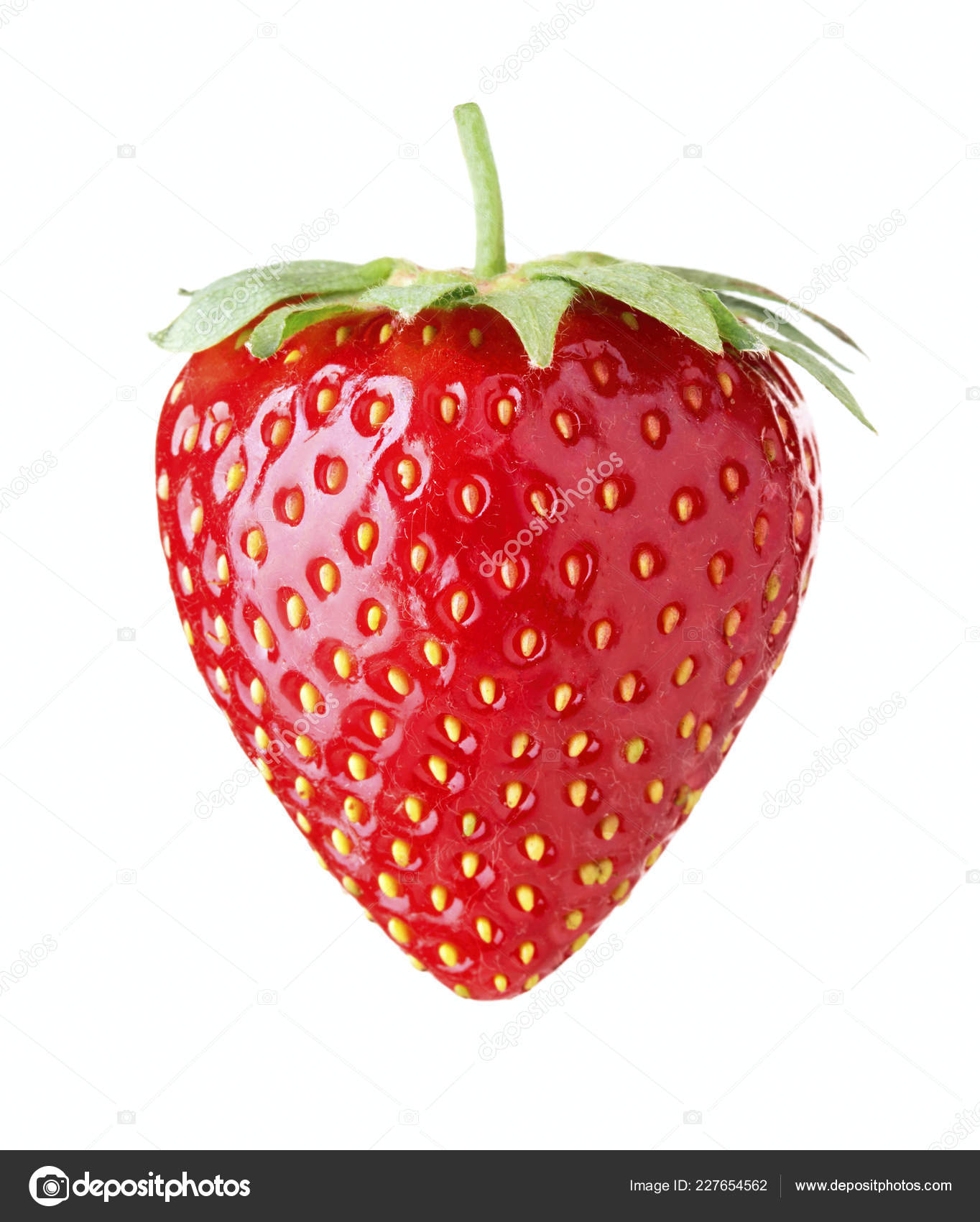 Single strawberry isolated — Stock Photo © Pineapple_Studio #227654562