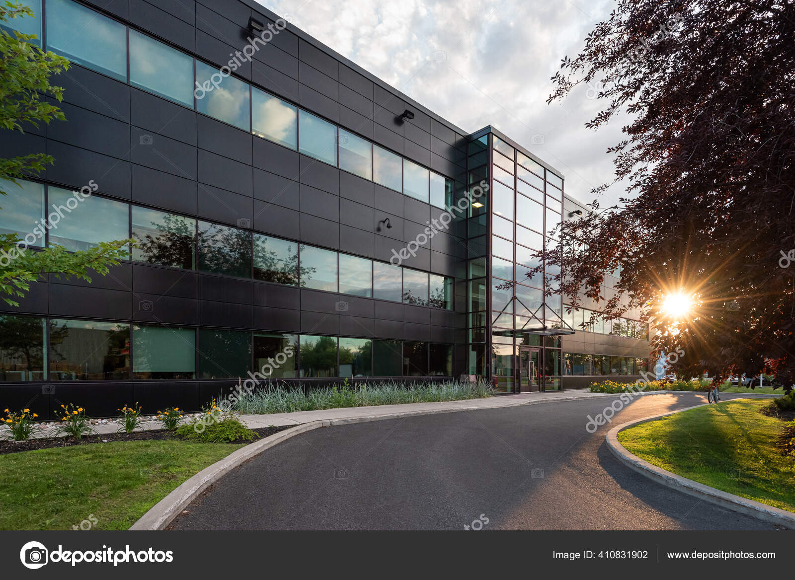 Small Modern Business Building