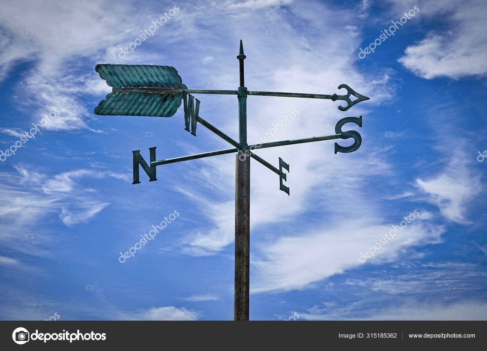 Wind direction indicators weather vanes Stock Photo by ©ekays 315185362