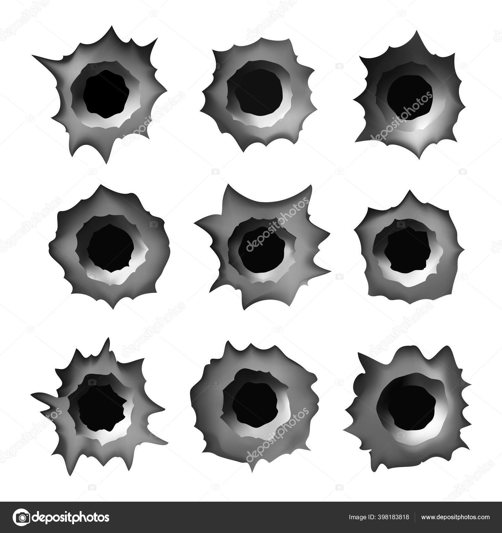 Vector De Agujeros De Bala 470,000+ Vector De Agujero De Bala