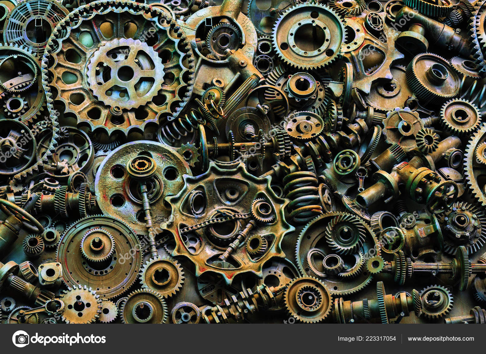 Machine Gears Background