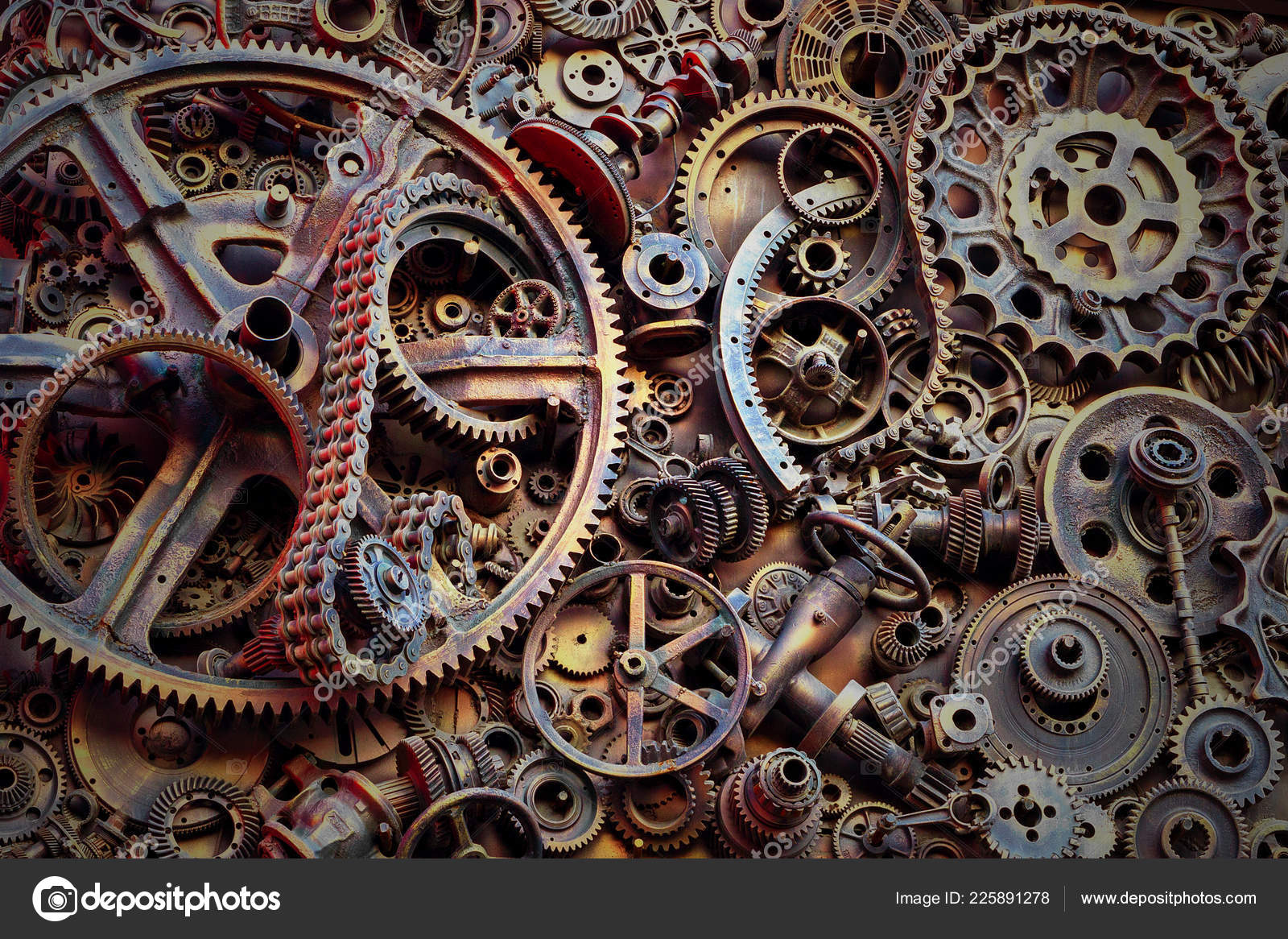 Steampunk Gears Wallpaper