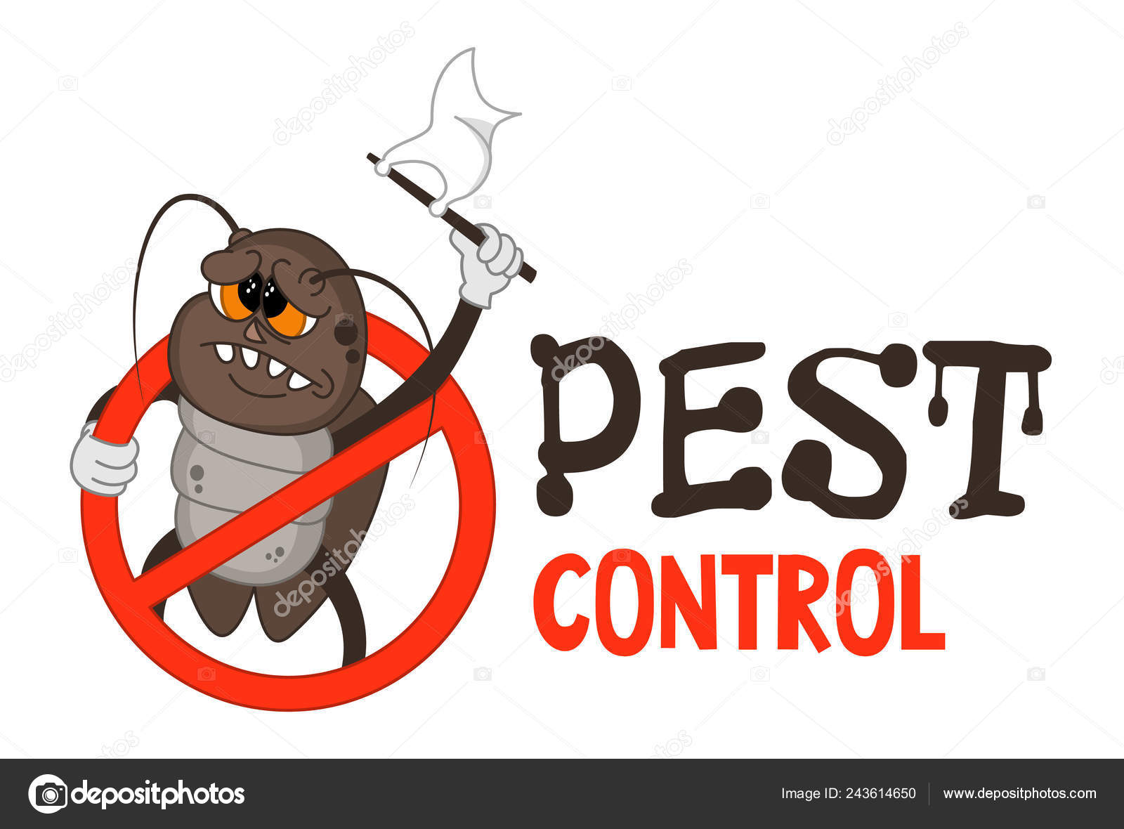 Cartoon Extermination Clipart