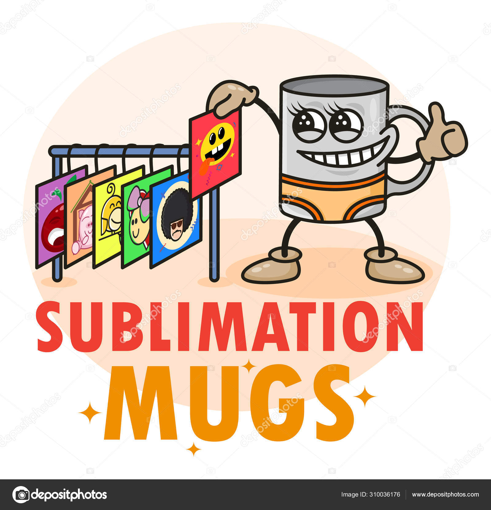 Sublimation Cartoon