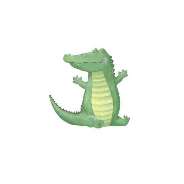 Sad Alligator Clipart