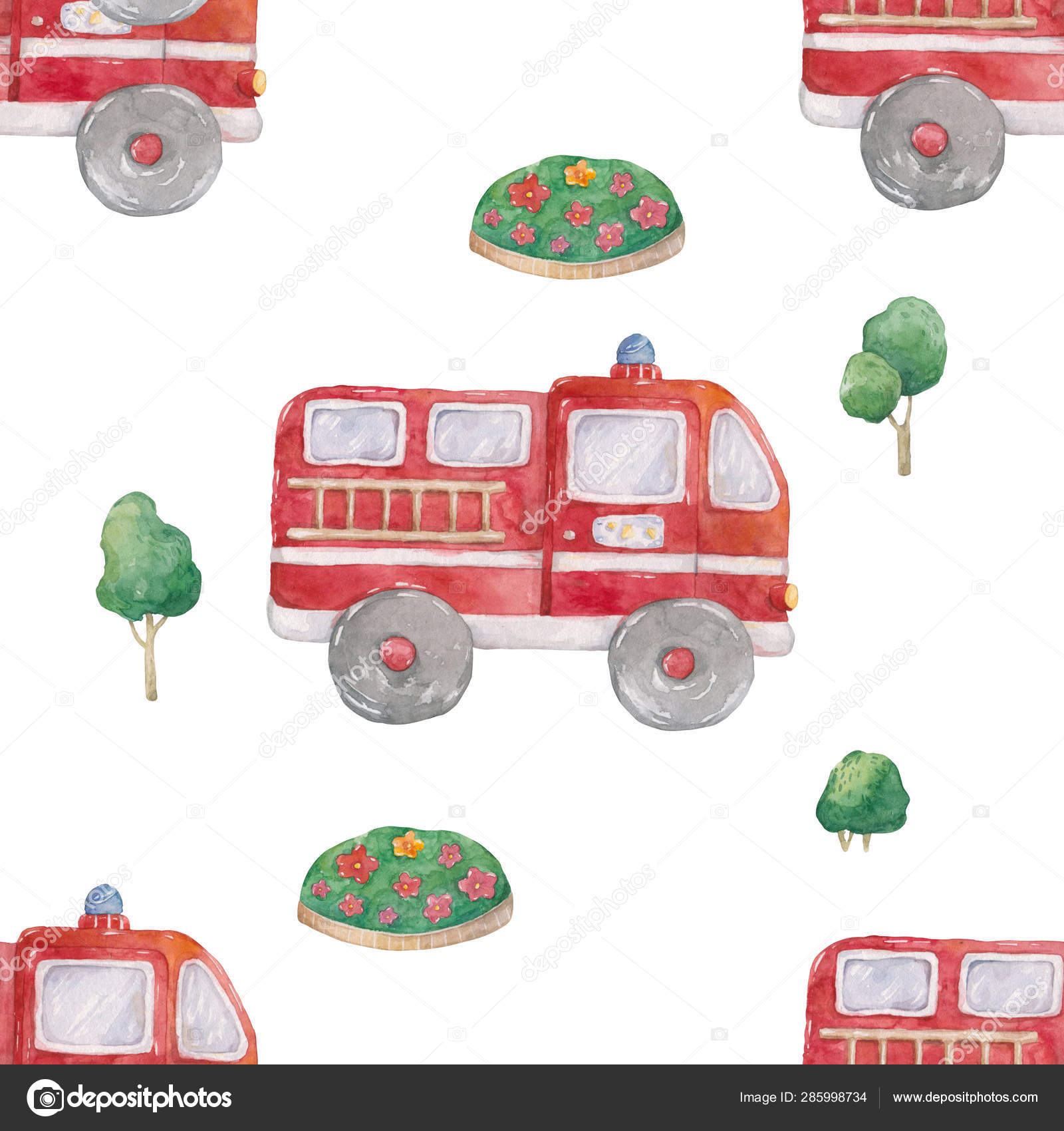 Fire Truck Clip Art Colorful Fire Truck Line Blue Two Color Icon