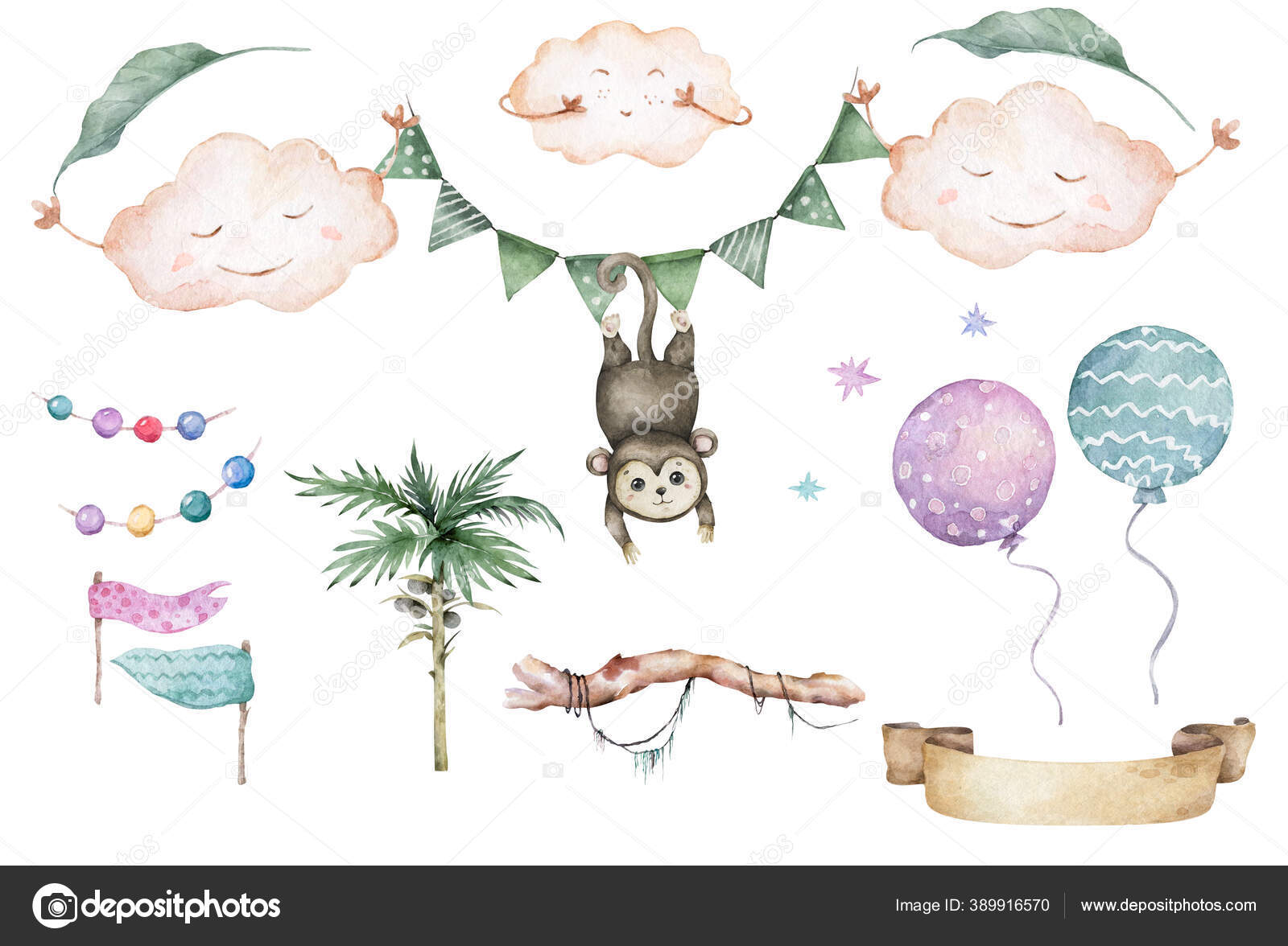 Monkeys Climbing Coconut Tree Monkey Plucking Coconut Stock ...