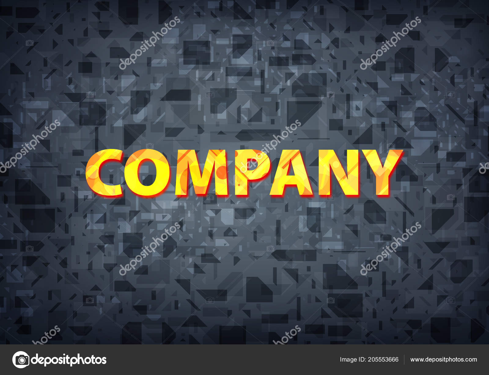 Company Isolated Black Background Abstract Illustration — Stock Photo ...