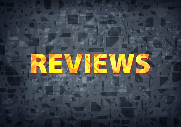 Reviews isolated on black background abstract illustration - Stock ...