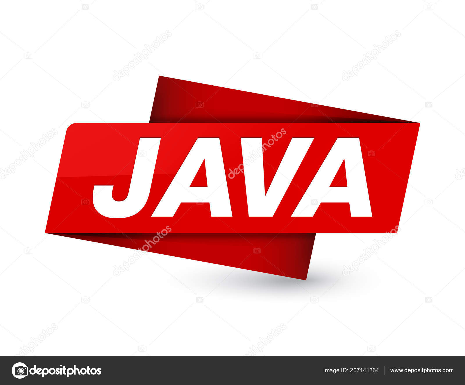 Java Isolated Premium Red Tag Sign Abstract Illustration — Stock Photo © FR_Design #207141364