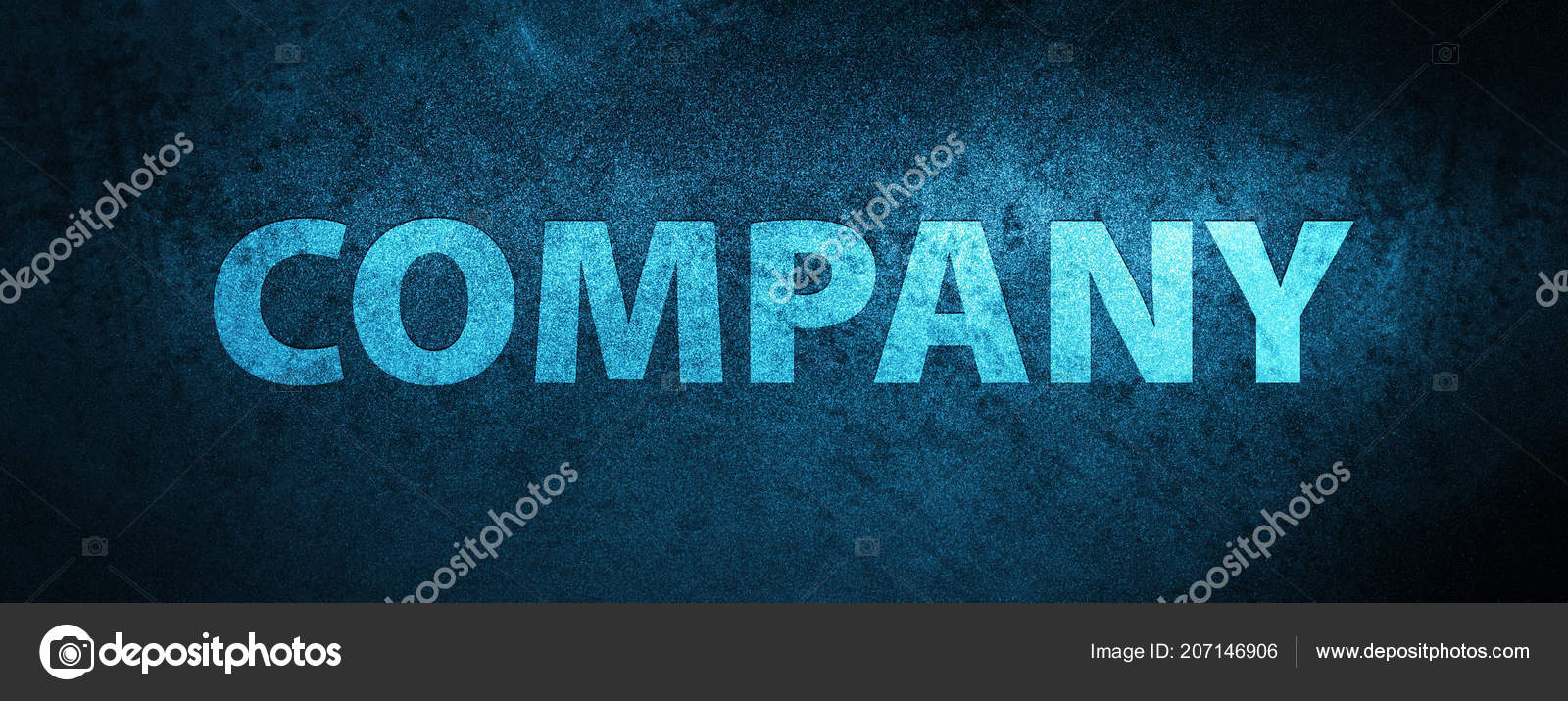 Company Isolated Special Blue Banner Background Abstract Illustration ...