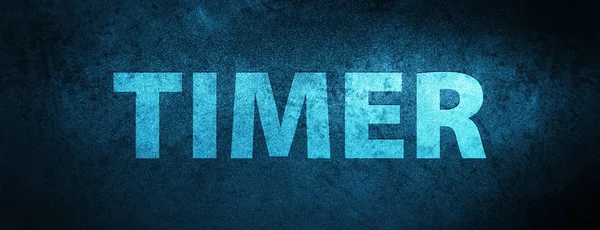 Timer isolated on special blue banner background abstract illustration ...