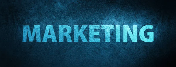 Marketing isolated on special blue banner background abstract ...