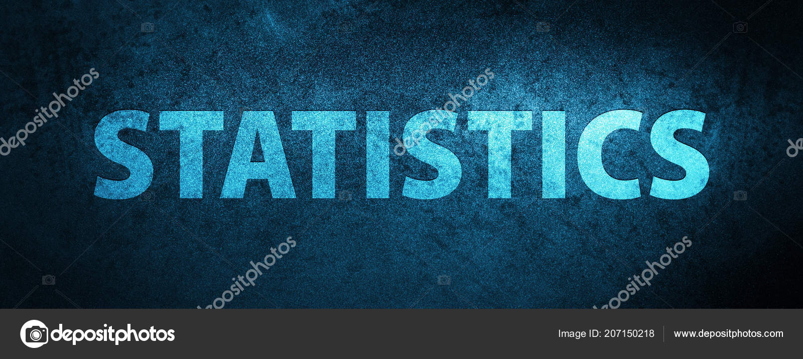 Statistics Isolated Special Blue Banner Background Abstract ...