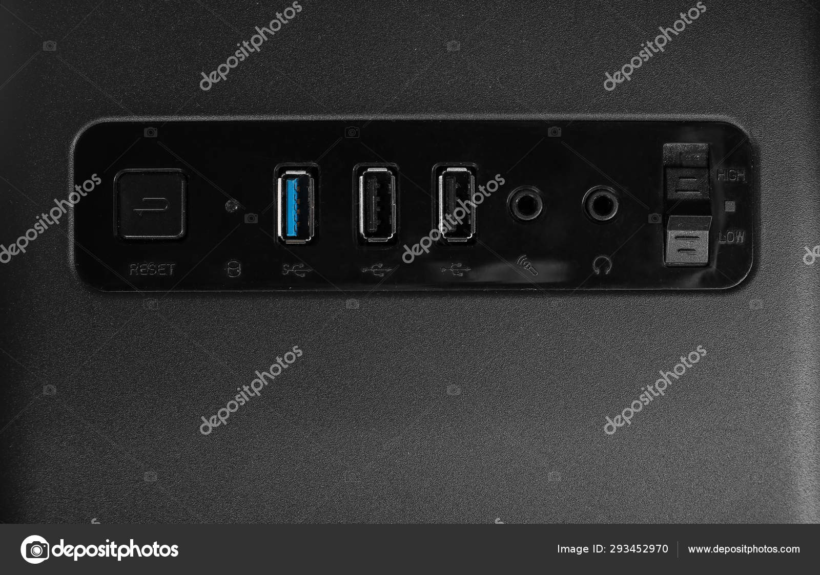 Usb Port On Computer Tower