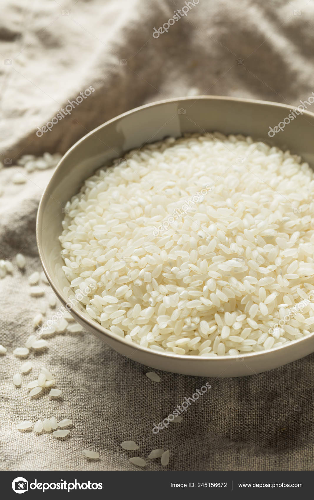 Dry White Texmati Rice Bowl Stock Photo by ©bhofack2 245156672