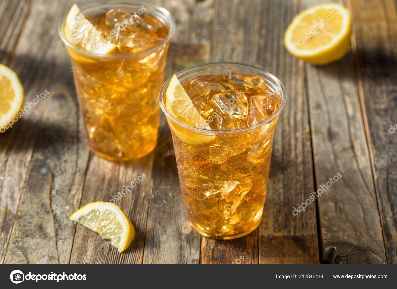 Refreshing Cold Iced Tea Stock Photo by ©bhofack2 312846414