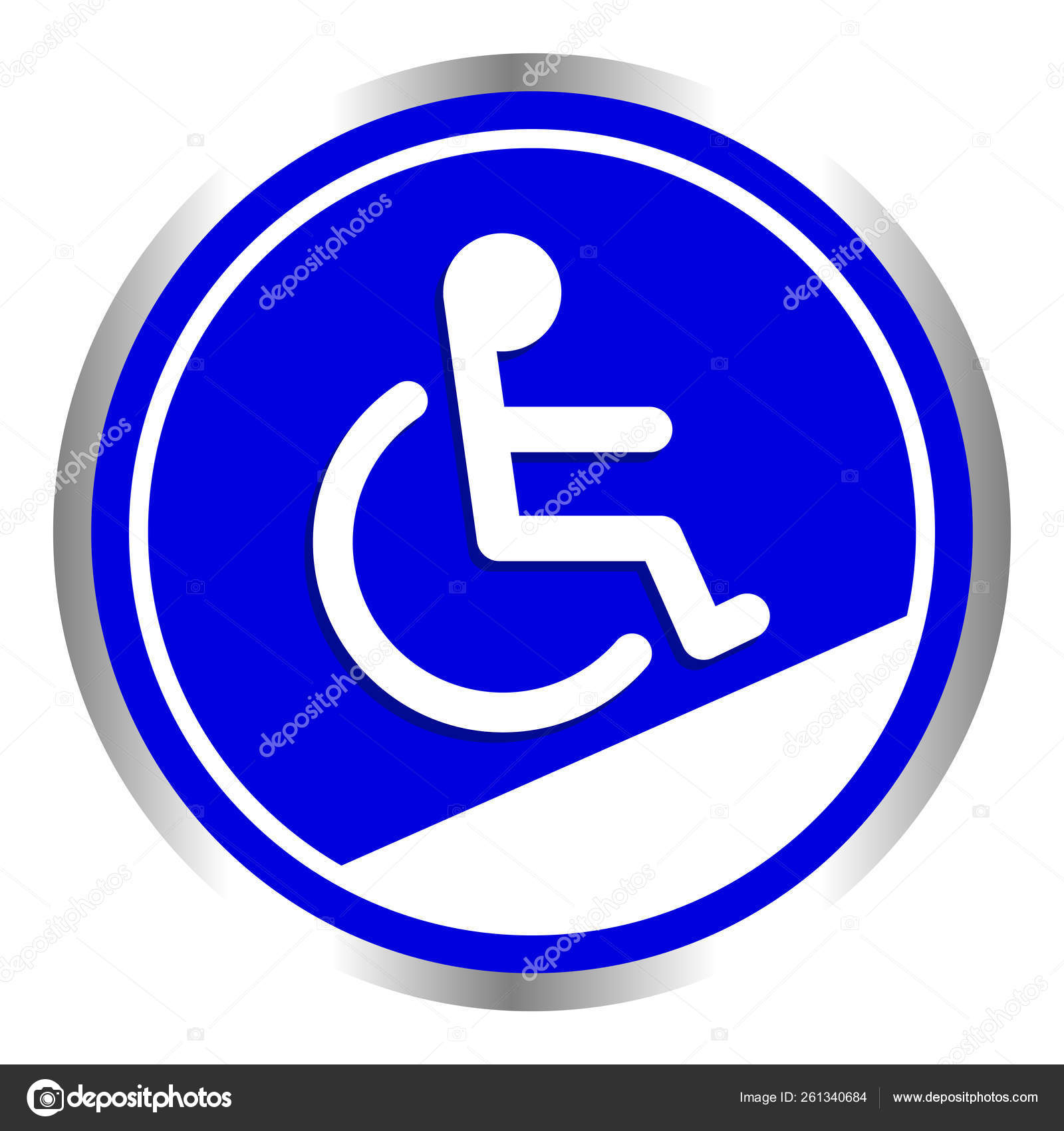 Blue Disabled Logo