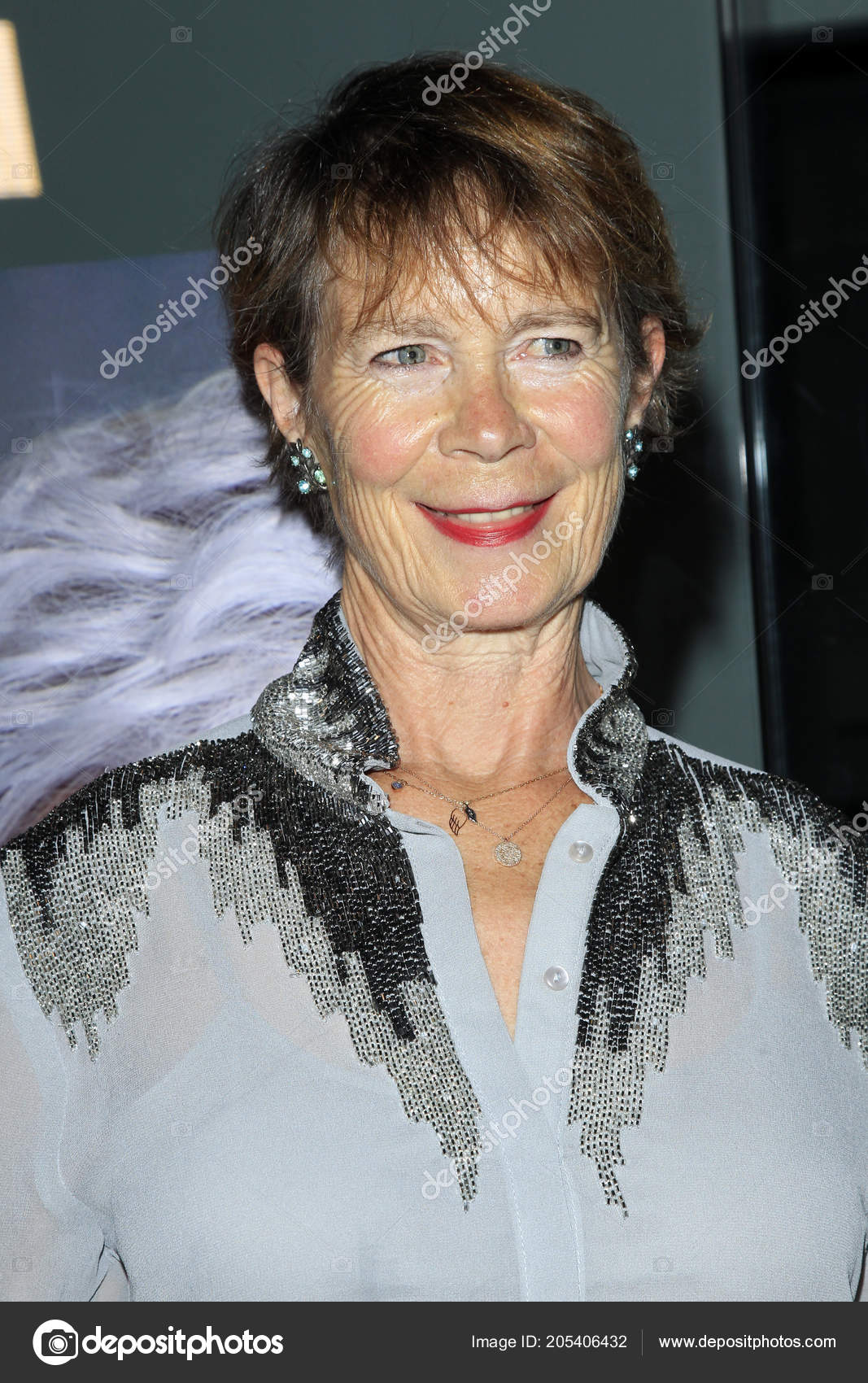 Los Angeles Jul Celia Imrie Wife Premiere Silver Screen Theater – Stock ...