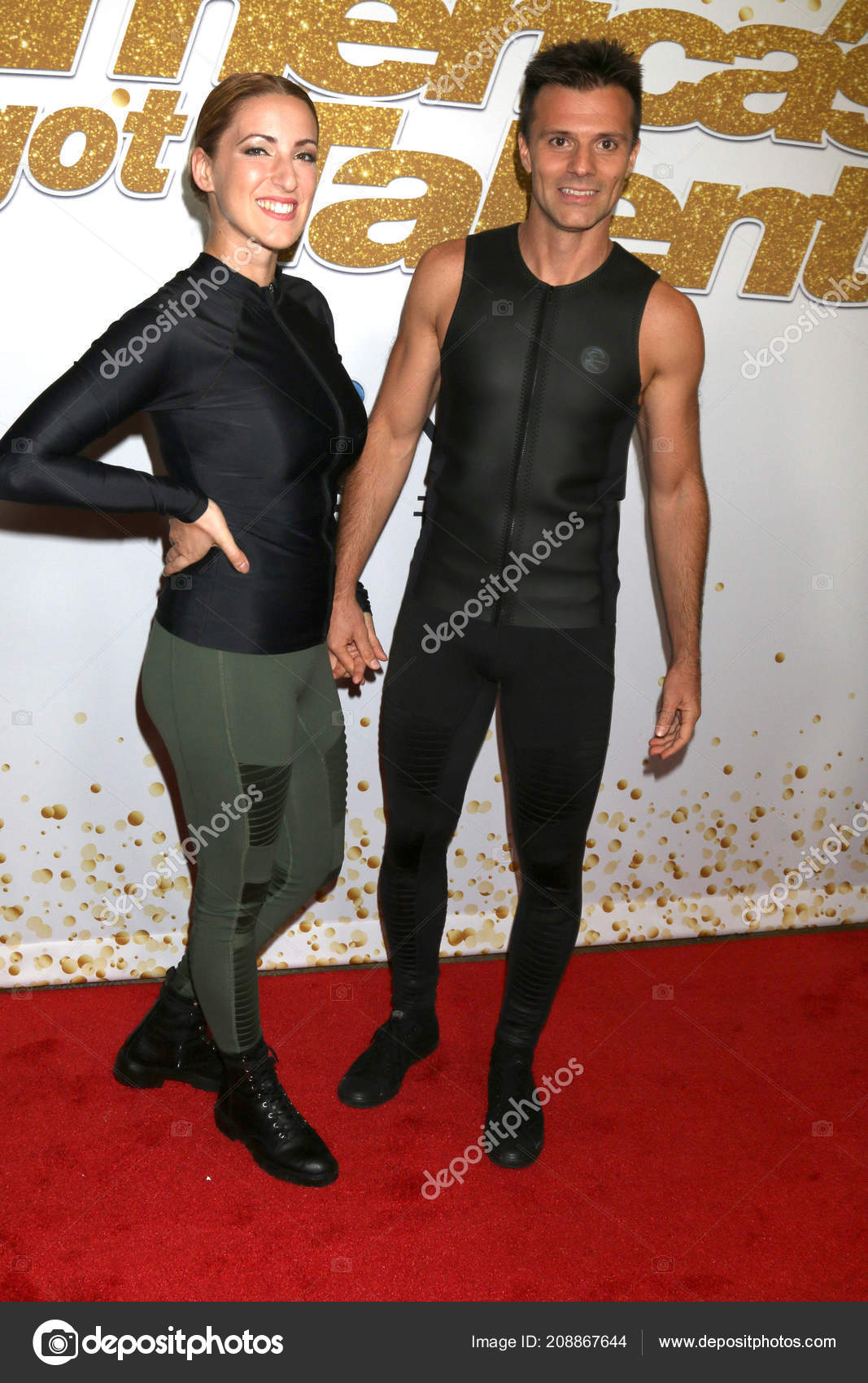 Los Angeles Aug Maya Lord Nil America's Got Talent Season — Stock ...