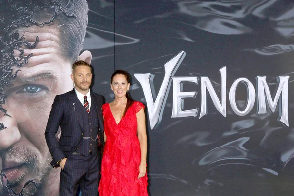 Los Angeles Oct Tom Hardy Michelle Williams Venom Premiere Village – Stock Editorial Photo ...