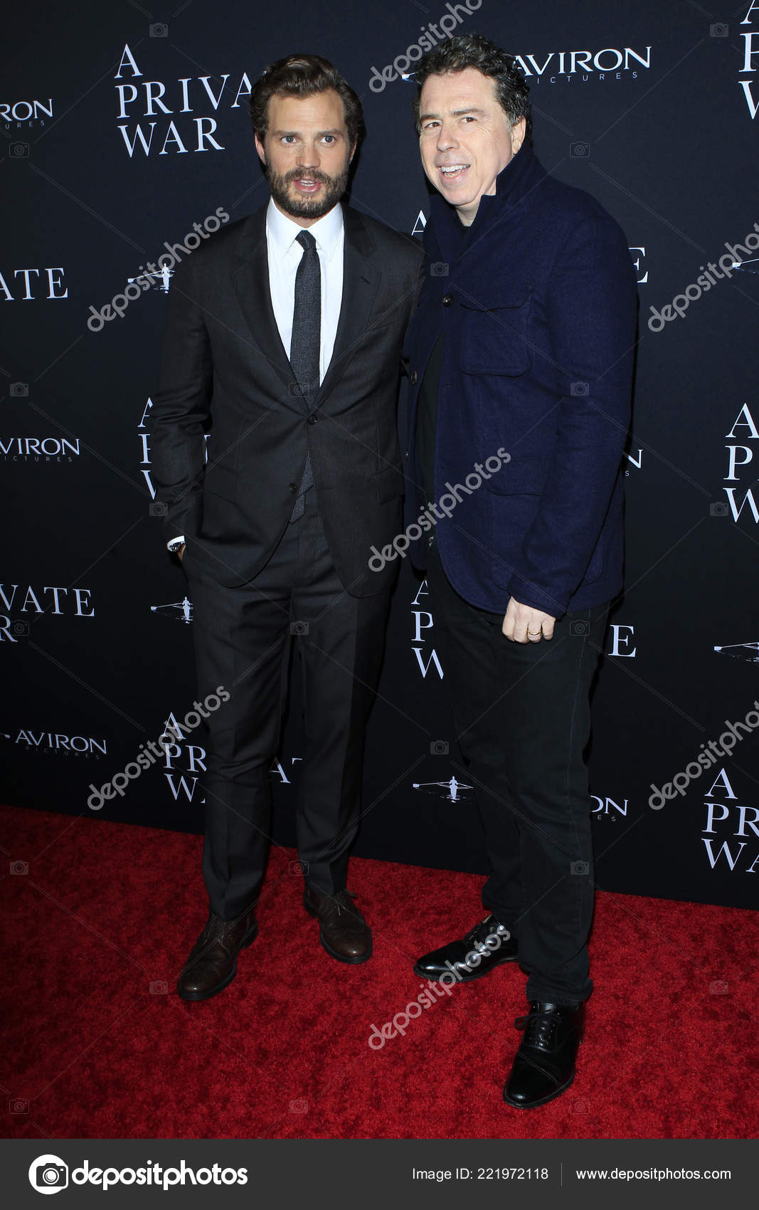 Los Angeles Oct Jamie Dornan Sacha Gervasi Private War Premiere – Stock ...
