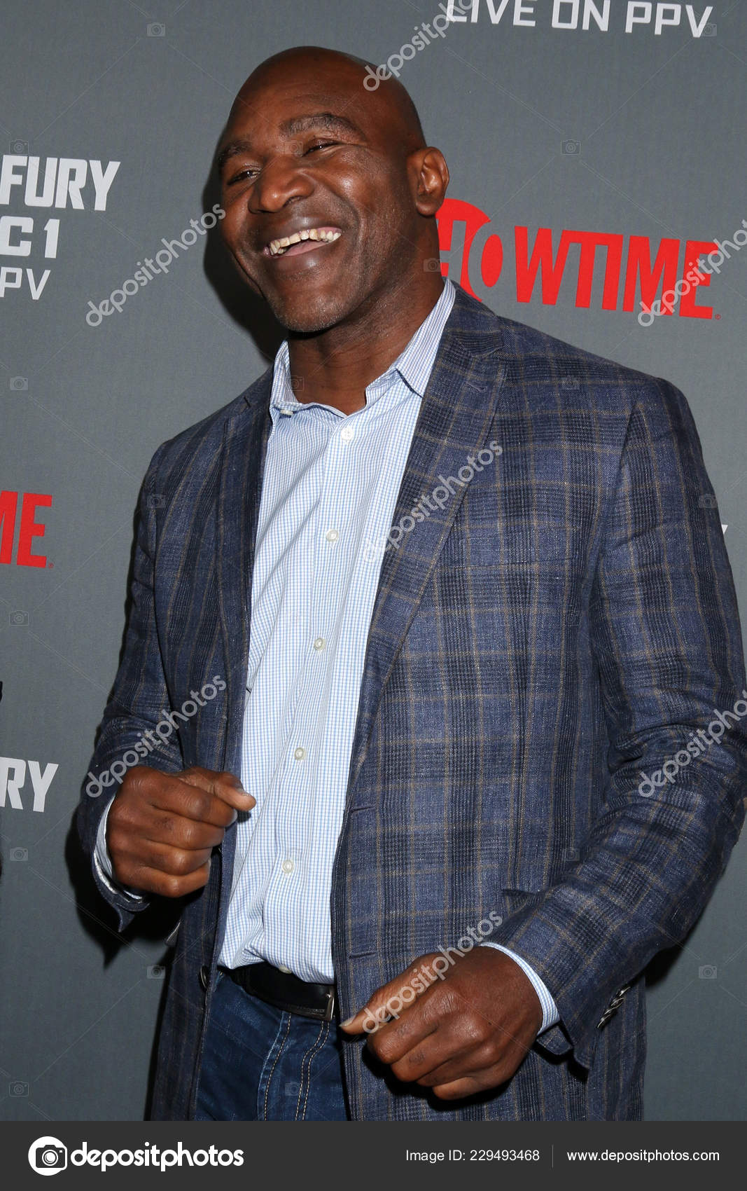 Los Angeles Dec Evander Holyfield Heavyweight Championship World Wilder ...