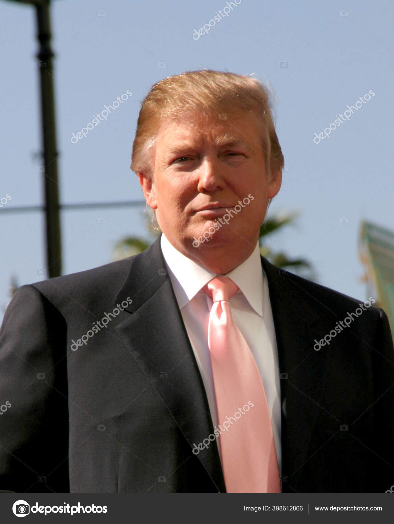 Los Angeles Jan Donald Trump Donald Trump Star Ceremony Hollywood ...
